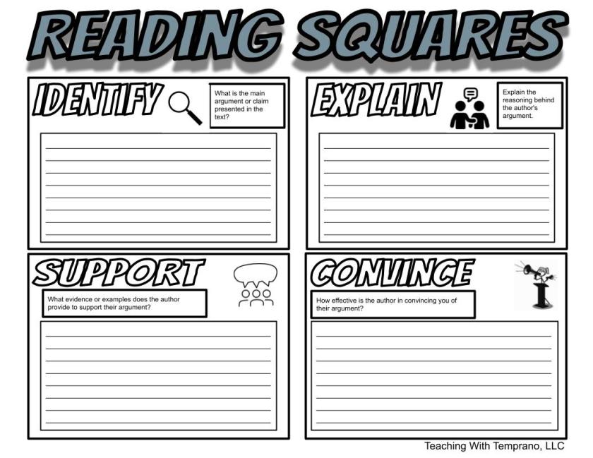 Reading Squares. – Teaching with Temprano